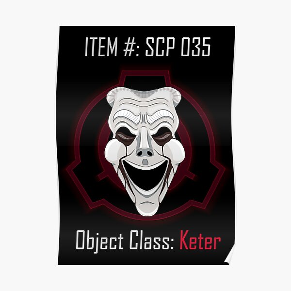 "SCP-035" Poster for Sale by Kimberly177495 | Redbubble