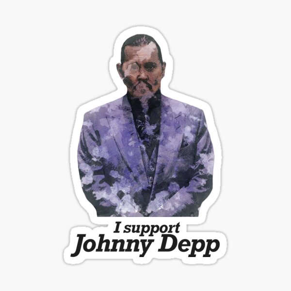 "Justice for Johnny Depp" Sticker by AhmedBuhaisi | Redbubble