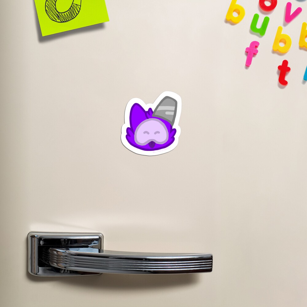 "Purple Slimepup with bucket" Sticker for Sale by RealOipalYT | Redbubble