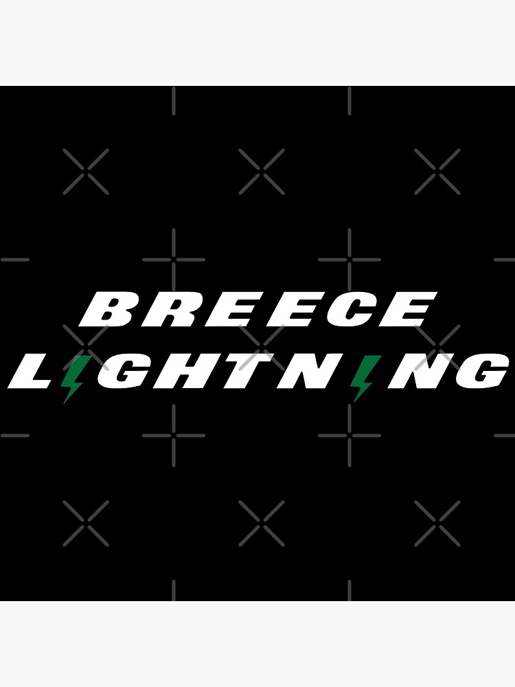 "Jets Breece Hall Breece Lightning" Poster for Sale by GangGreenGear ...
