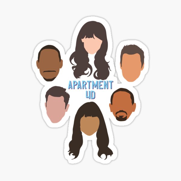 "Mens Funny The Faces Of Apartment 4D Gifts For Fan" Sticker by ...