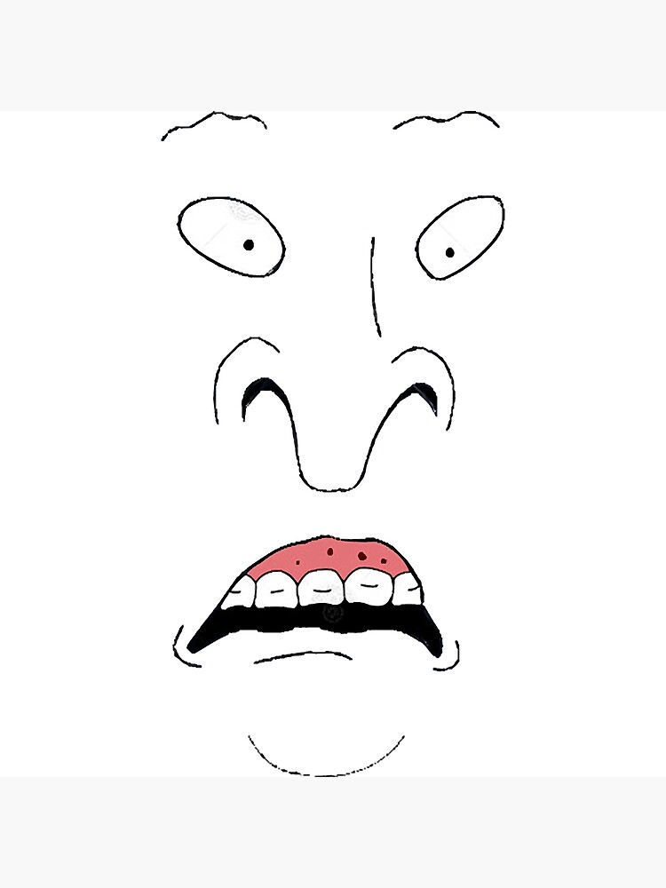 "Funny Beavis and Butthead Face " Poster for Sale by MatildaSouth ...