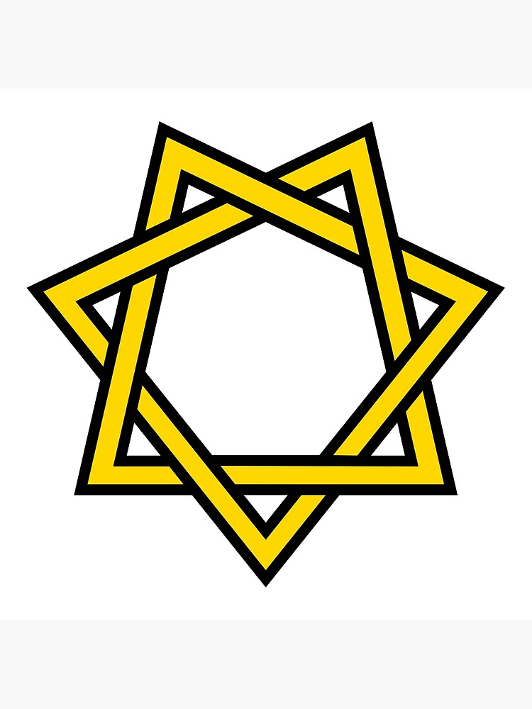 "Septagram" Metal Print for Sale by geek--chic | Redbubble