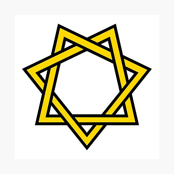 Septagram Wall Art | Redbubble