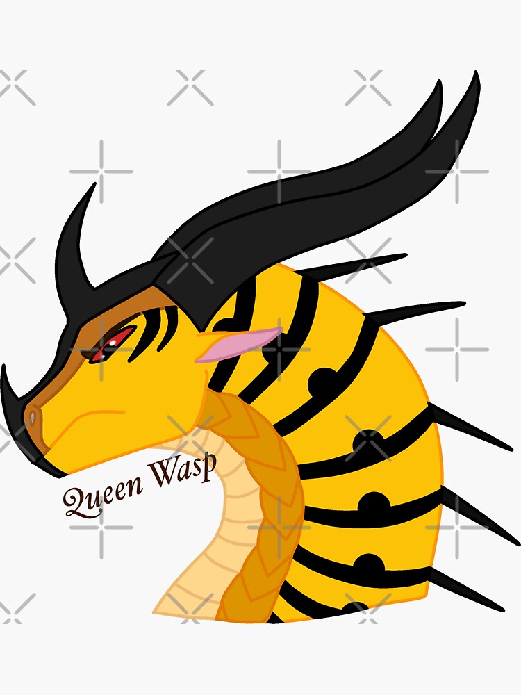 "Wasp" Sticker by EchoSkyArt | Redbubble
