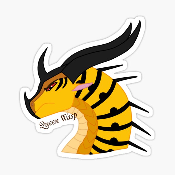 "Wasp" Sticker by EchoSkyArt | Redbubble