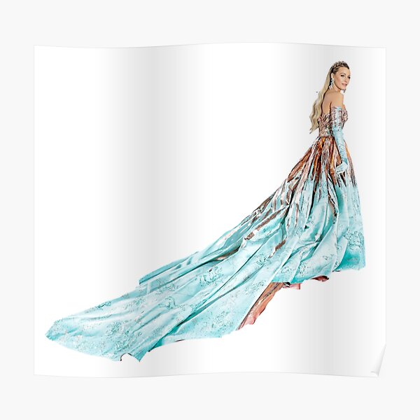 "Blake Lively Met Gala 2022" Poster for Sale by Collegetrends | Redbubble