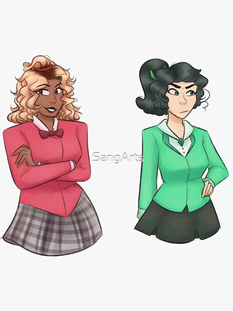 "Heathers Stickers (Pt. 1)" Sticker by SangArts | Redbubble