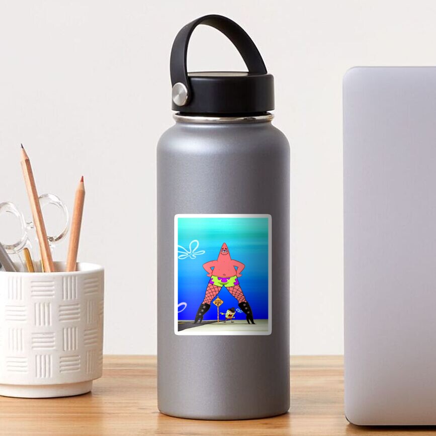 Funny Patrick Star Boots Meme Sticker By Aesthetic T Redbubble