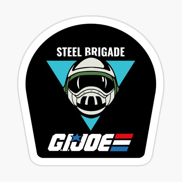 "G.I. Joe Steel Brigade (Front & Back) " Sticker by PatrickSpooner ...