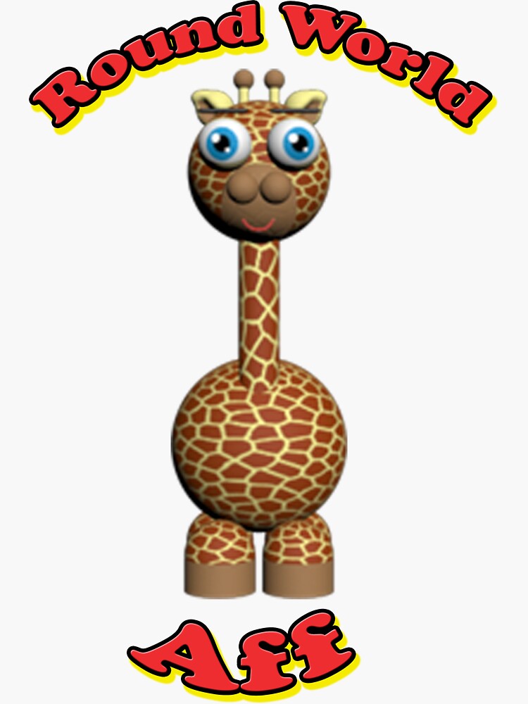 "Round World - Aff" Sticker for Sale by Clockwork-Owl | Redbubble