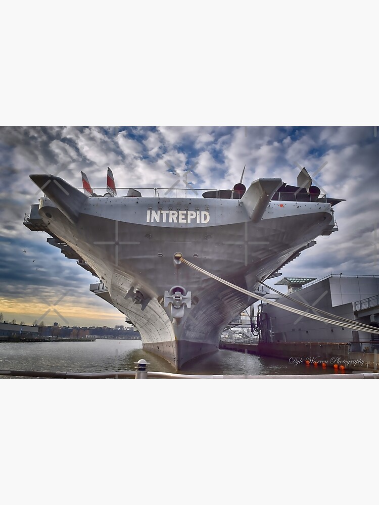 "USS Intrepid's Bow" Poster by DyleWarren | Redbubble