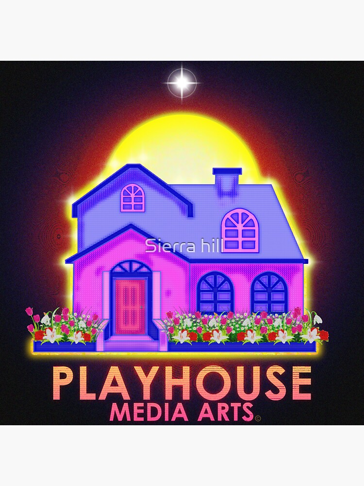 Pegatina «Logotipo de Playhouse Media Arts» de LiliaArtDesign | Redbubble