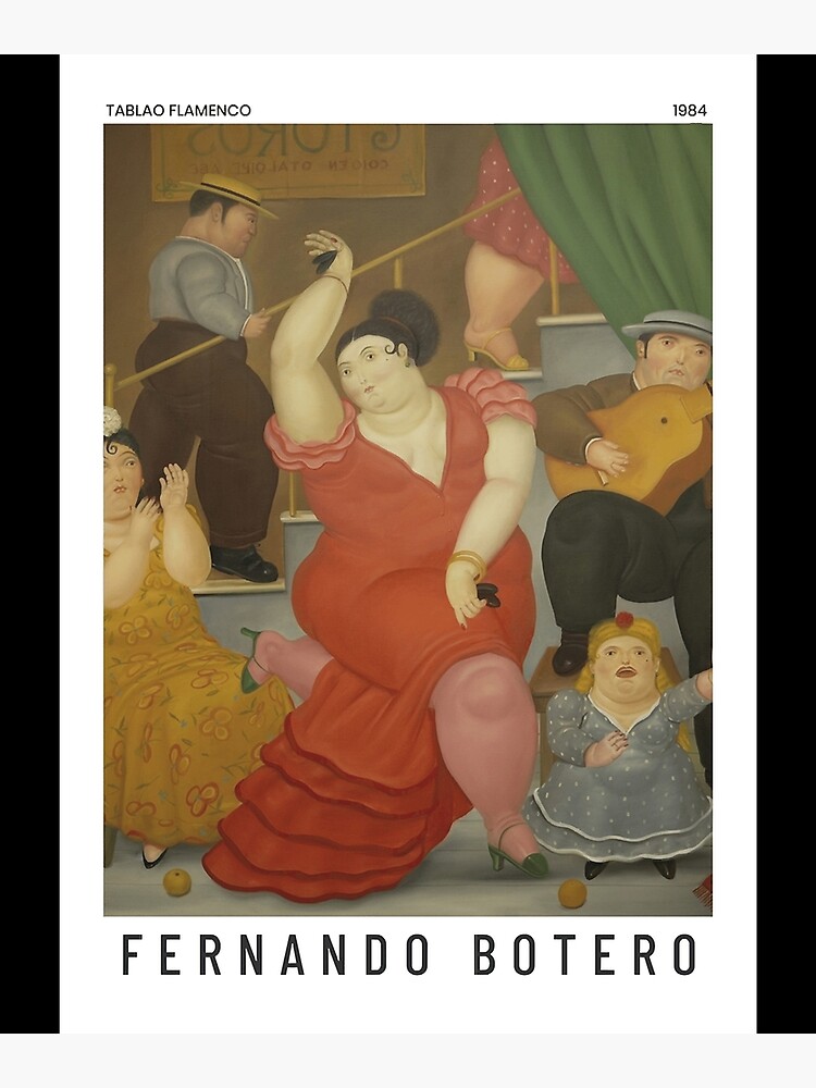 Póster «Fernando Botero - Tablao Flamenco - Cartel de la exposición ...