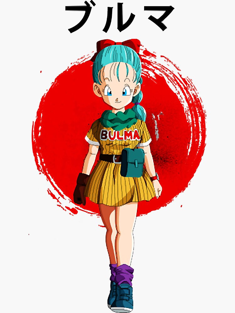 "Bulma" Sticker for Sale by AshleyAl143685 | Redbubble