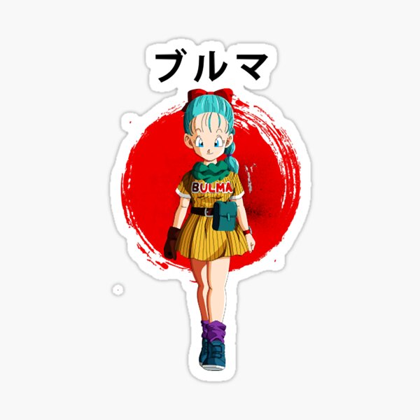 "Bulma" Sticker for Sale by AshleyAl143685 | Redbubble