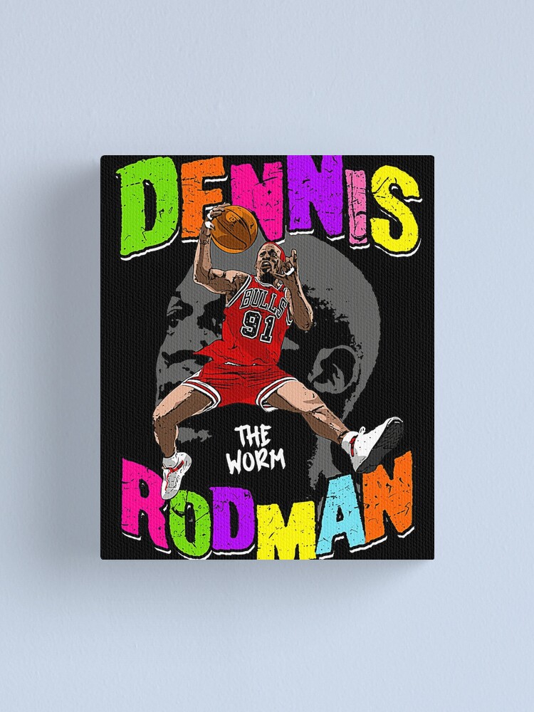 "Dennis Rodman Dennis Rodman Dennis Rodman Dennis Rodman sport" Canvas ...