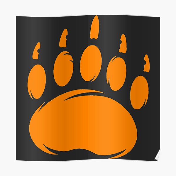 "aesthetic footstep bear" Poster for Sale by Integrade-TXC | Redbubble