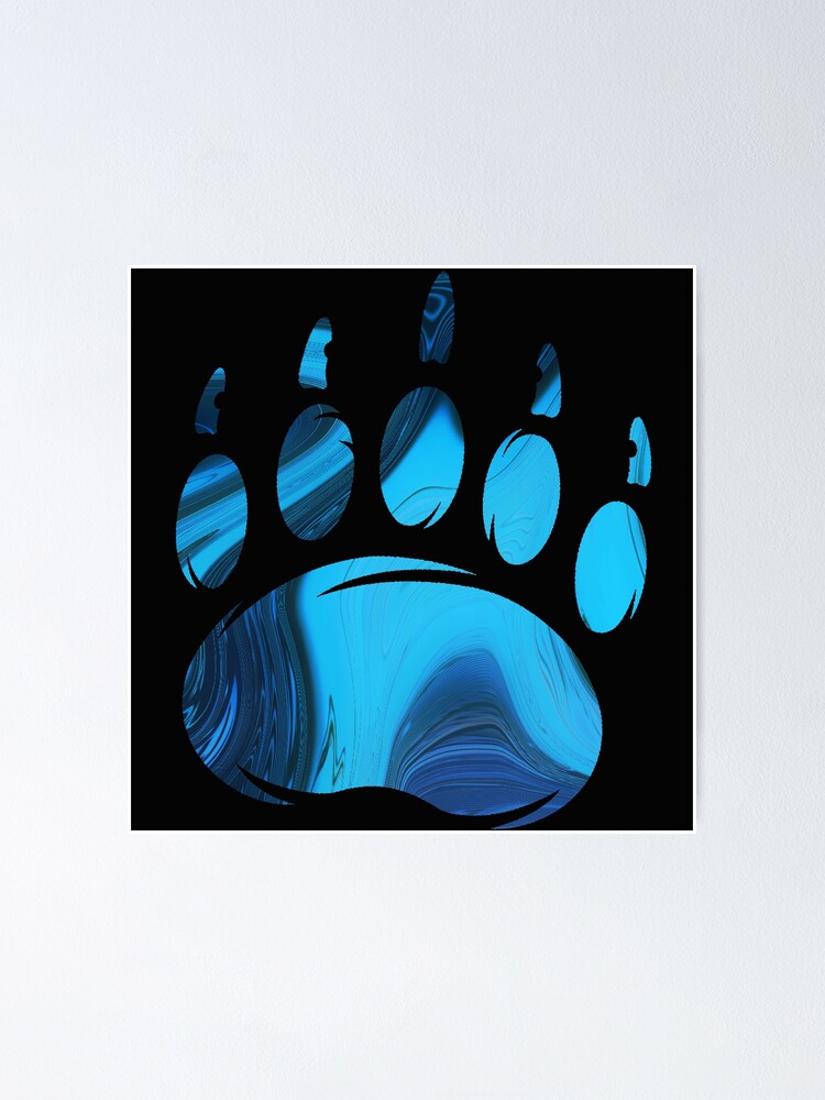 "aesthetic footstep bear" Poster for Sale by Integrade-TXC | Redbubble