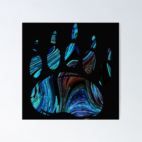 "aesthetic footstep bear" Poster for Sale by Integrade-TXC | Redbubble