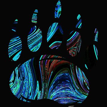 "aesthetic footstep bear" Poster for Sale by Integrade-TXC | Redbubble