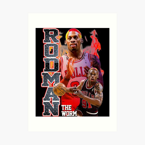 "Dennis Rodman Dennis Rodman Dennis Rodman fan Dennis Rodman" Art Print ...
