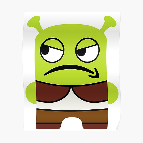 "Shrek Peccy" Poster for Sale by peccythekid | Redbubble