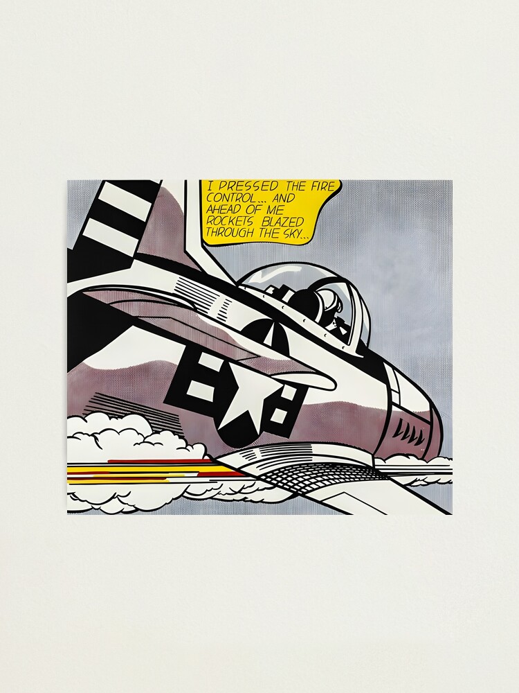 "Roy Lichtenstein Whaam Poster" Photographic Print for Sale by ...