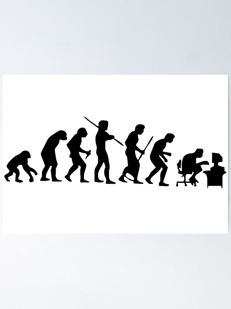 "Evolution" Poster by Kuratoth | Redbubble