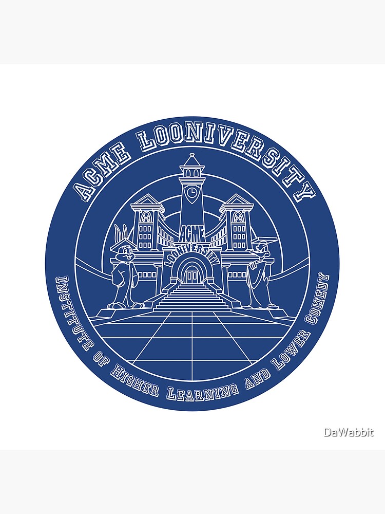 "Acme Looniversity Logo" Pillow for Sale by DaWabbit | Redbubble