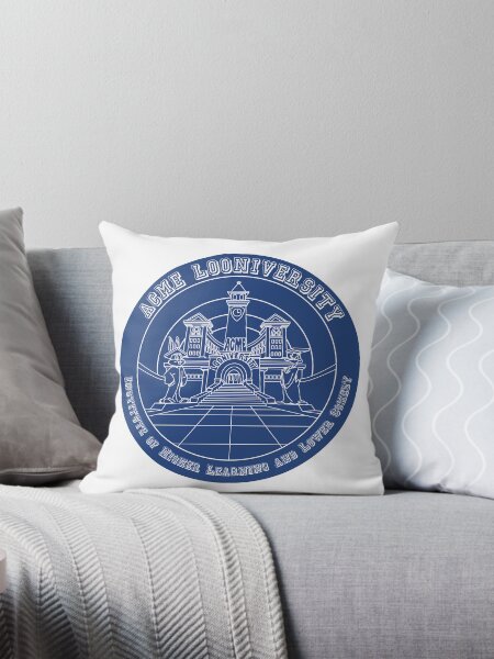 "Acme Looniversity Logo" Pillow for Sale by DaWabbit | Redbubble