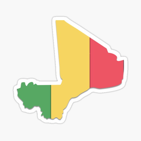 "Mali" Sticker for Sale by FlatFlags | Redbubble