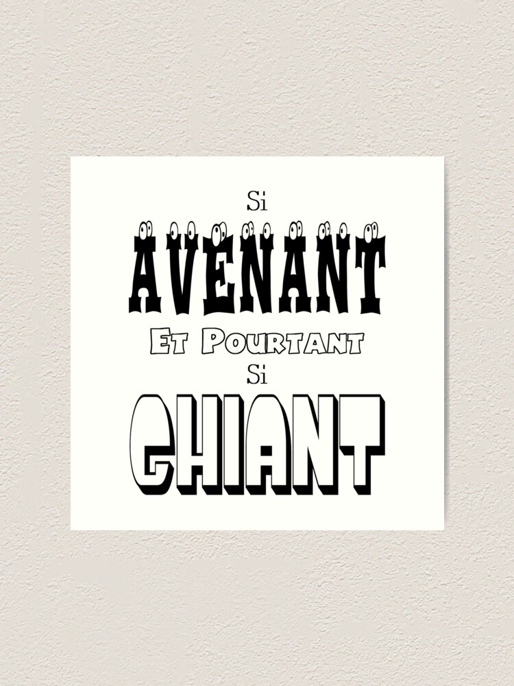 "So Friendly and Yet So Boring Welcoming Engaging Gift Humor" Art Print ...