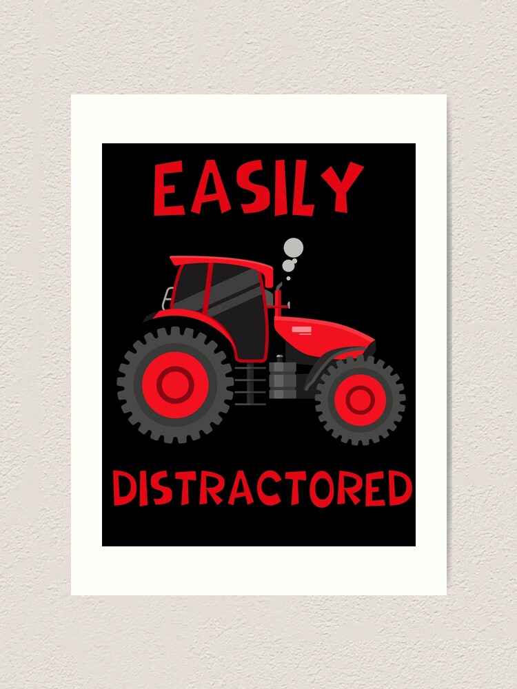 "Easily Distractored | Tractor Puns | Funny Tractor Puns | Farm Jokes ...