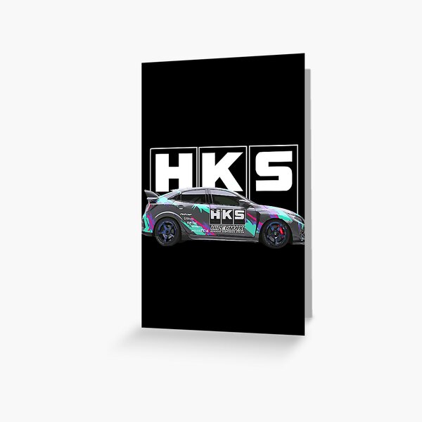 "Copy of Turbo JDM Spoon FK8 Hatch anime style" Greeting Card by ...