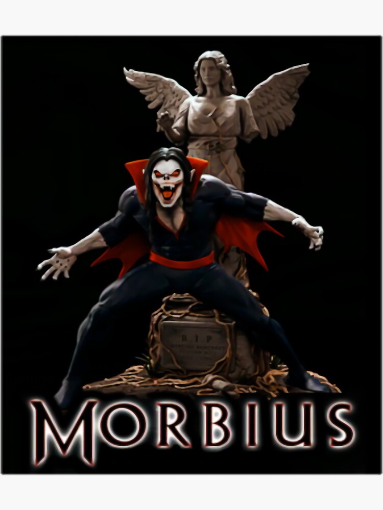 "Morbius Morbius Morbius Morbius Morbius Morbius Morbius" Sticker for ...
