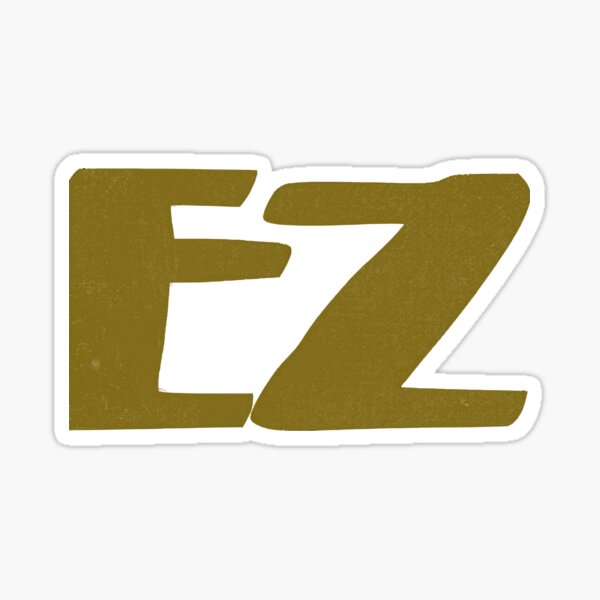 "EZ" Sticker by LeslieMo555511 | Redbubble