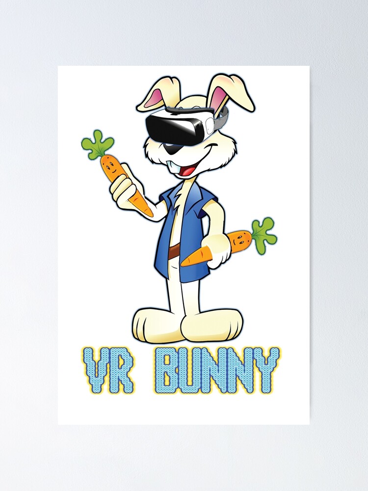 "VR Bunny" Poster by fugit00 | Redbubble