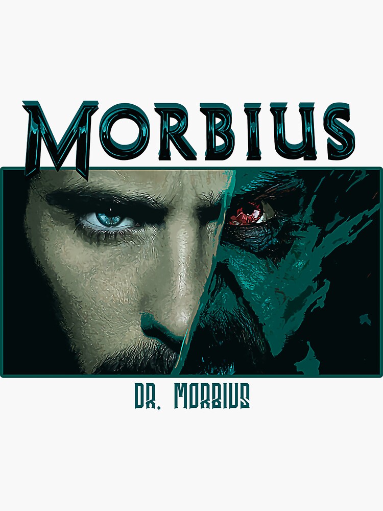 "Morbius Morbius Morbius Morbiuss Morbius Morbius" Sticker for Sale by ...