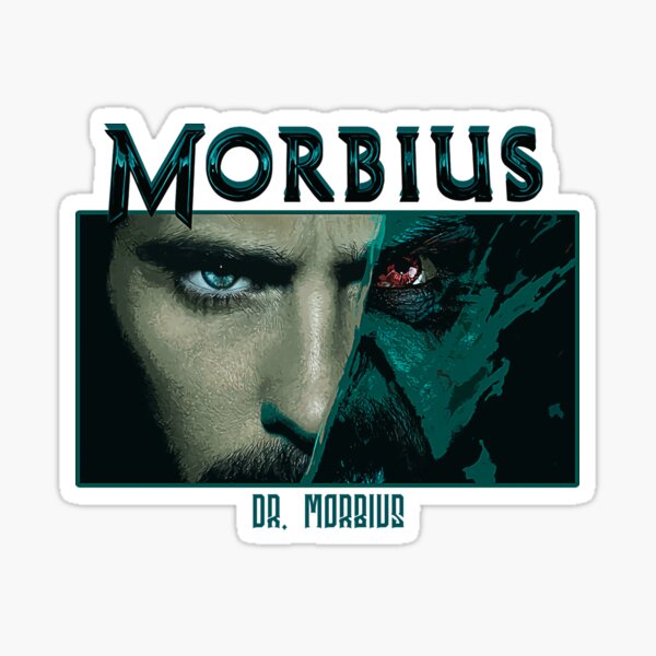 "Morbius Morbius Morbius Morbiuss Morbius Morbius" Sticker for Sale by ...
