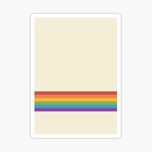 "Retro Pride flag" Sticker by HollaFee | Redbubble