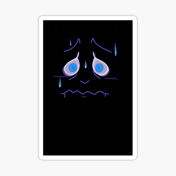 "SCARED!!" Sticker for Sale by SpaceQueenKee | Redbubble