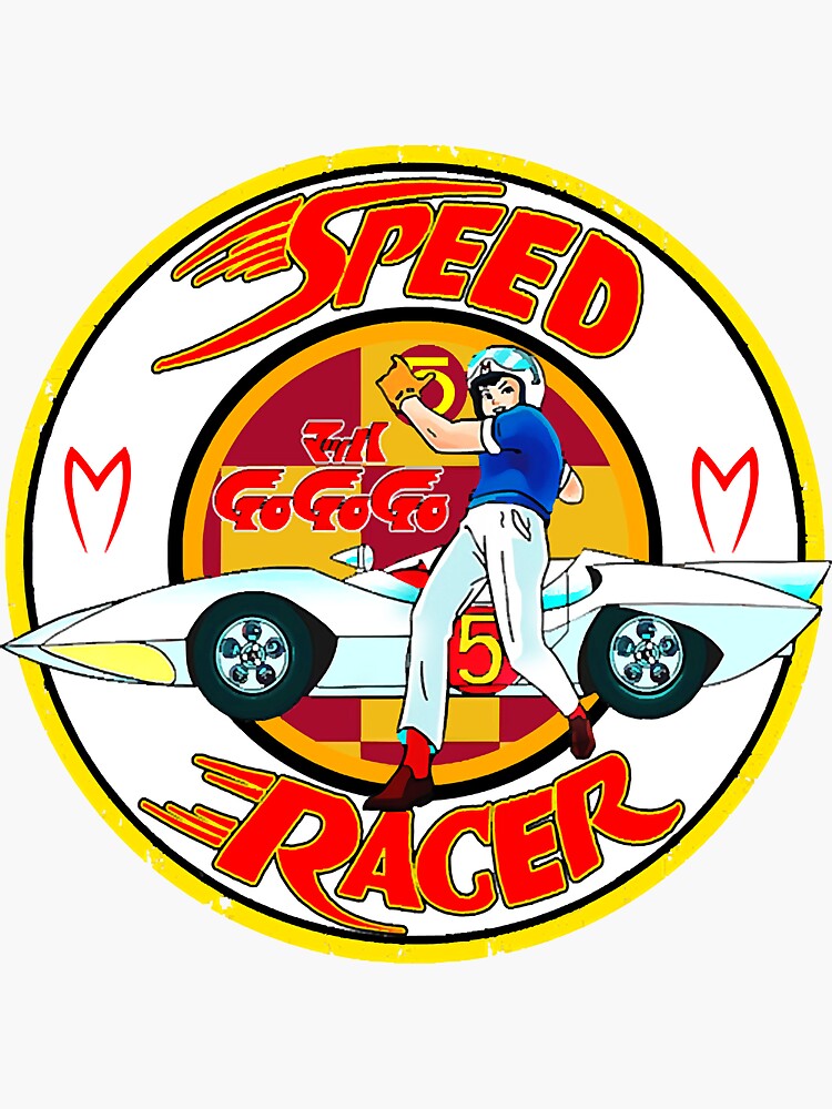 "go speed racer go... go.. go.. " Sticker by DanielWi167855 | Redbubble