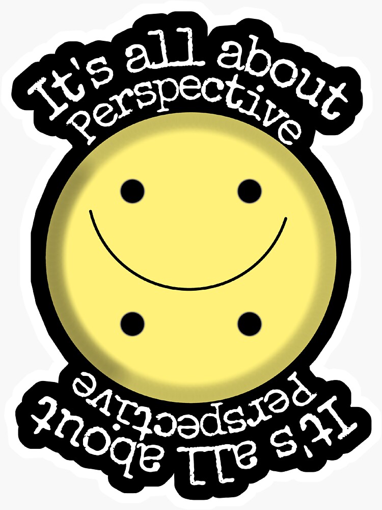 "Perspective " Sticker for Sale by SolarFox | Redbubble