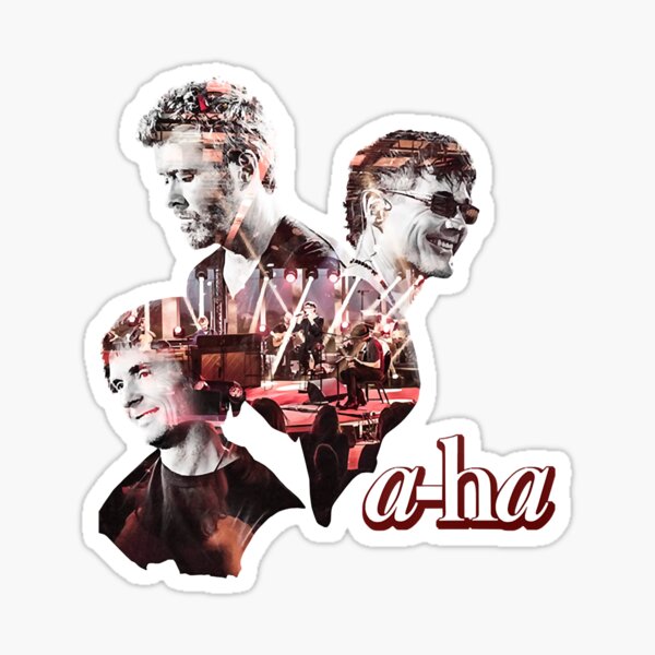 "A-ha Band" Sticker by bullsheeh226 | Redbubble
