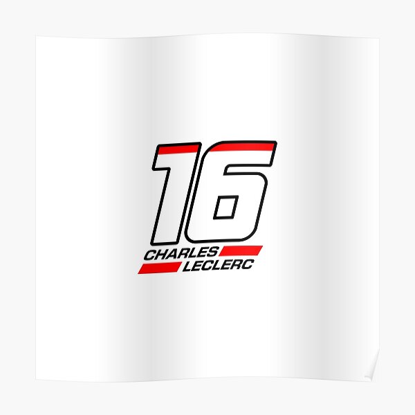 "Charles Leclerc 16" Poster for Sale by TheFormulaOne | Redbubble