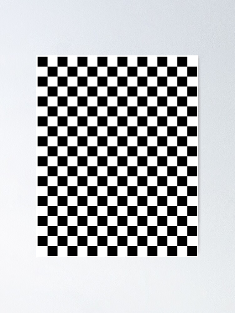 "Ska Checkerboard" Poster by stoopiditees | Redbubble