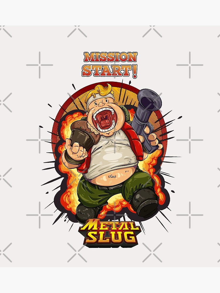 "Metal Slug Fat Marco" Art Print by CenceptStore | Redbubble