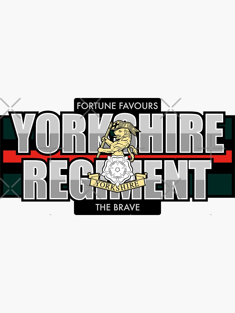"Yorkshire Regiment" Sticker for Sale by StrongVlad | Redbubble