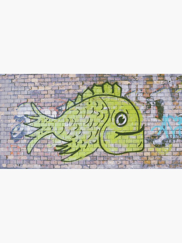 "Graffiti Fish Street Art" Poster for Sale by prolific-mms | Redbubble